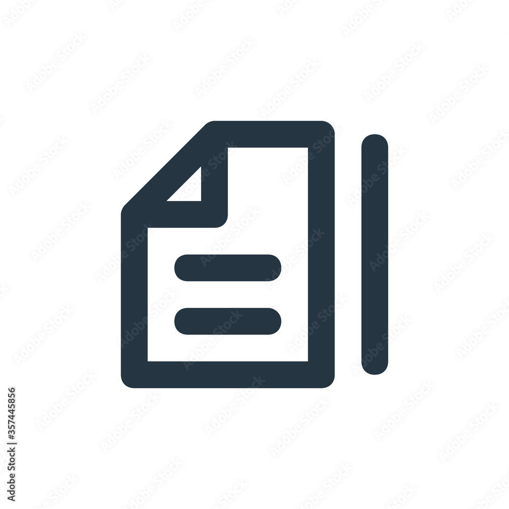 file vector icon. file editable stroke. file linear symbol for use on ...