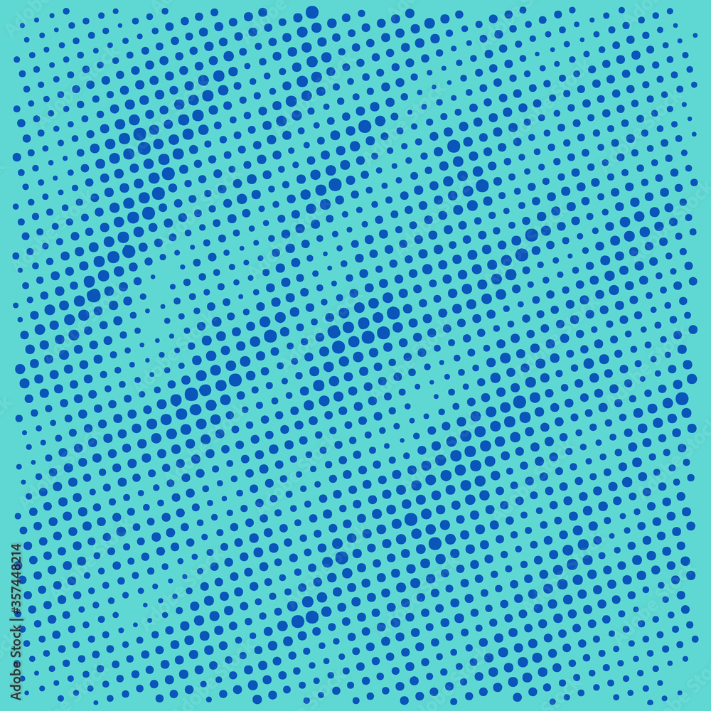 Background texture in Pop-Art style, abstract blue distress background ...