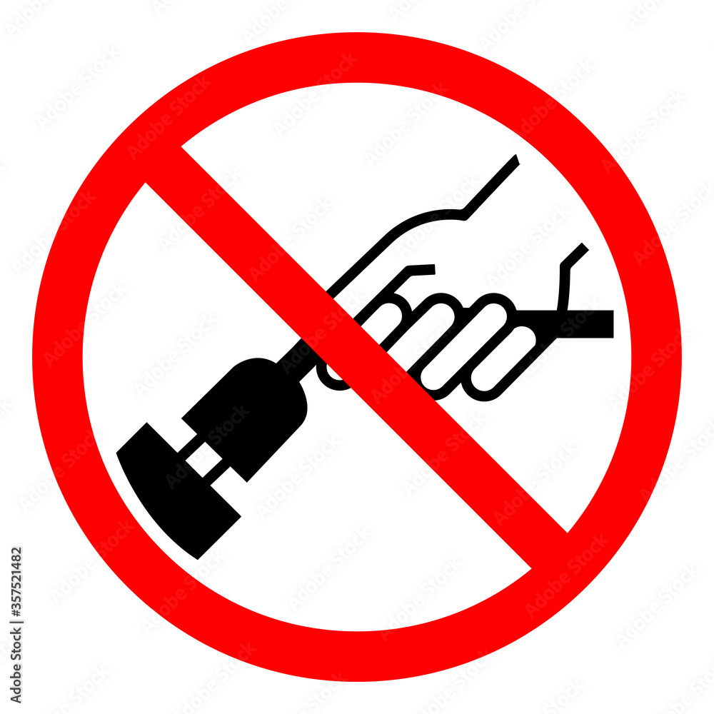Do Not Remove Plug Symbol Sign, Vector Illustration, Isolate On White ...
