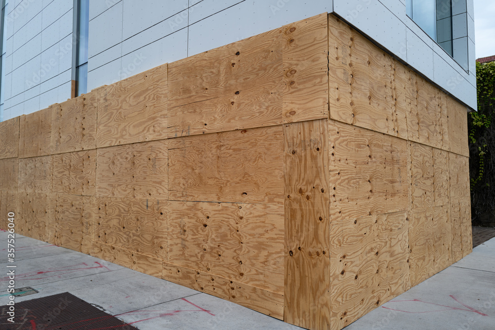 Boarded Up Windows Plywood