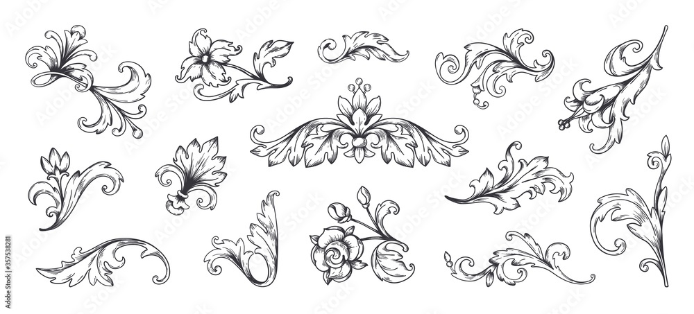 Filigree Frame Drawing