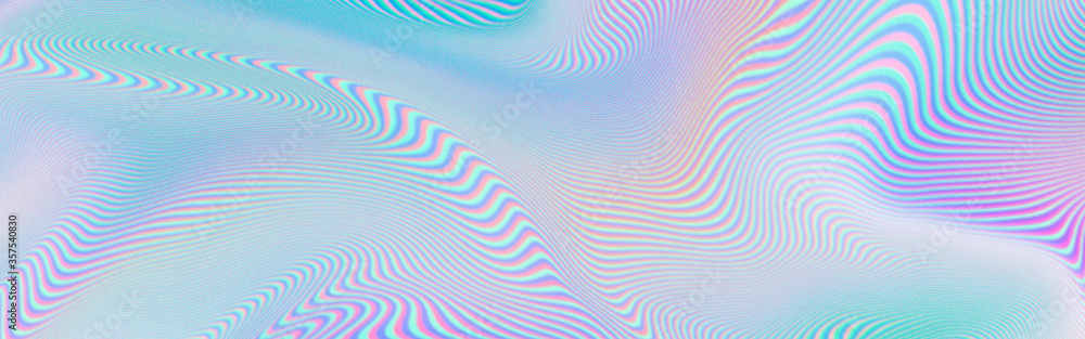 abstract holographic texture rainbow glitch banner holo blank ...