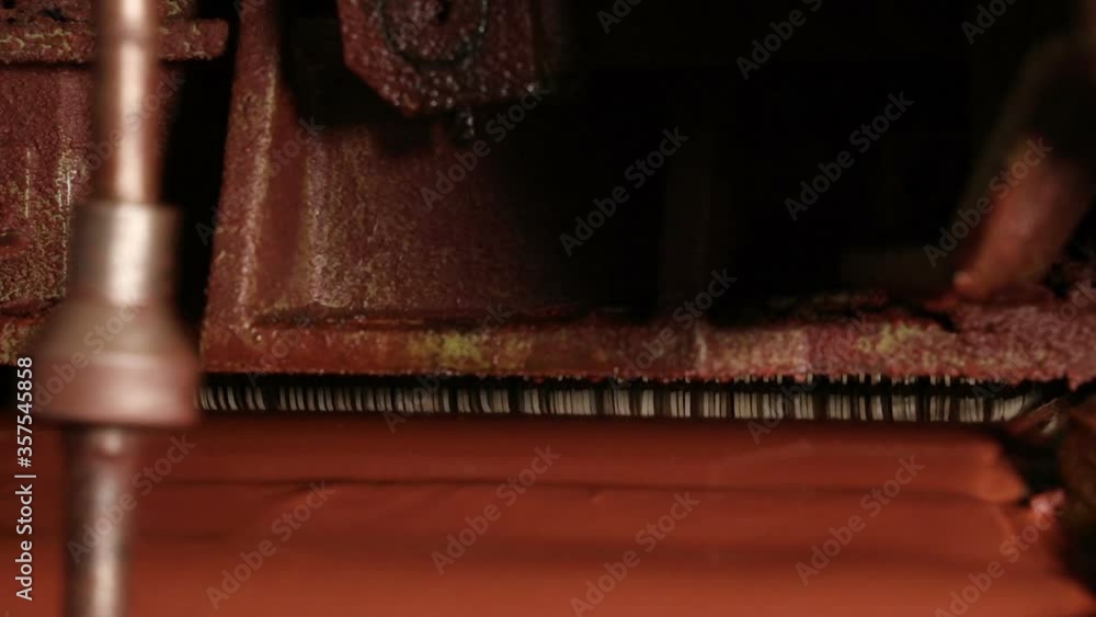 ancient match factory preparing a solution of incendiary mixture and ...