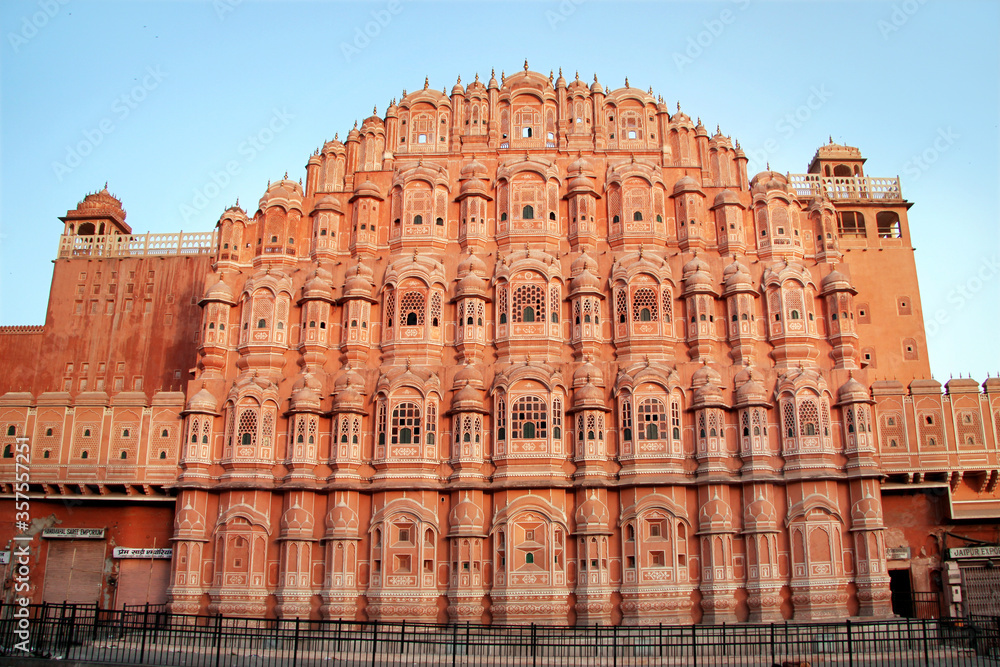 Hawa Mahal palace in Jaipur, Rajasthan, India may 2011. Palace of the ...