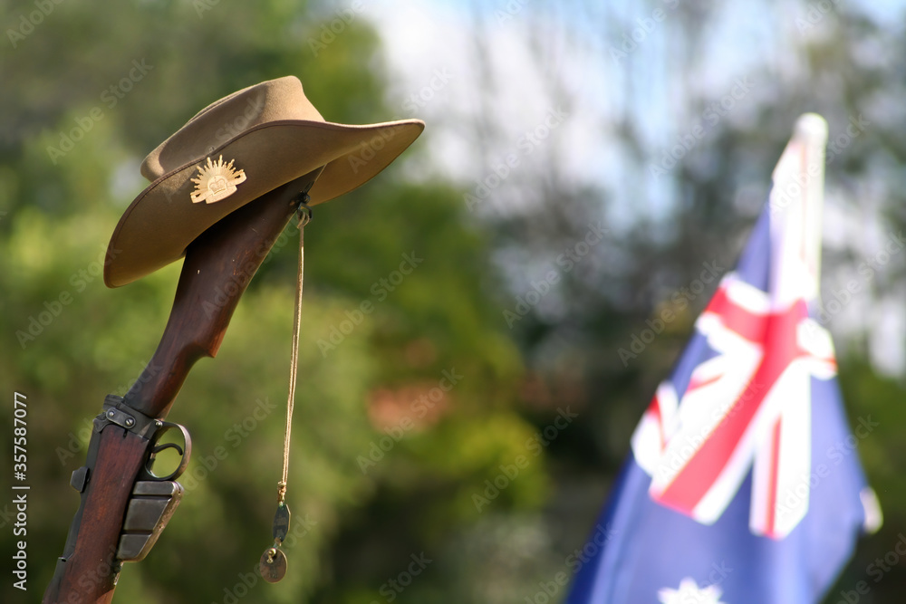 Horizontal (landscape) closeup portrait of upturned Australian 303 ...