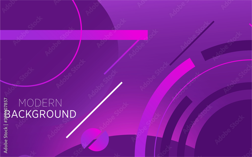 modern technology purple abstract background banner with circle and ...