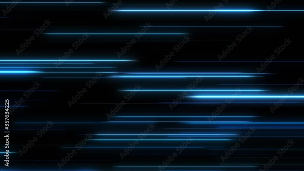 Blue Hyperdrive Light Streaks Loop Overlay Background Video Stok ...