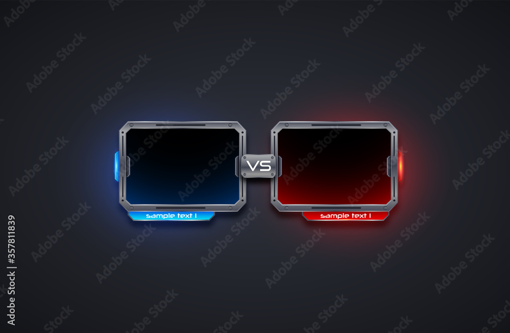 Versus Screen Template