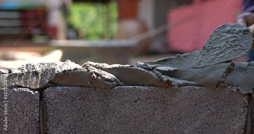 Techniques for cement masonry for the construction of building fences ...