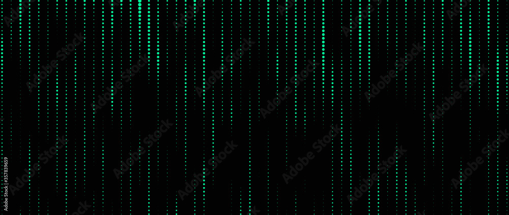 Corrupted code. Vector halftone texture. Cybernetic futuristic ...