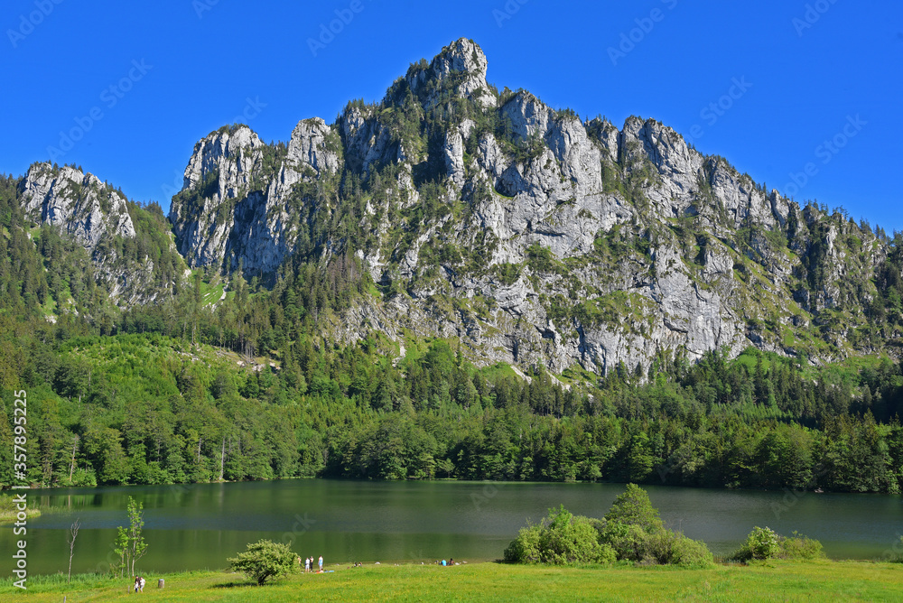 Der Katzenstein im Salzkammergut Stock Photo | Adobe Stock