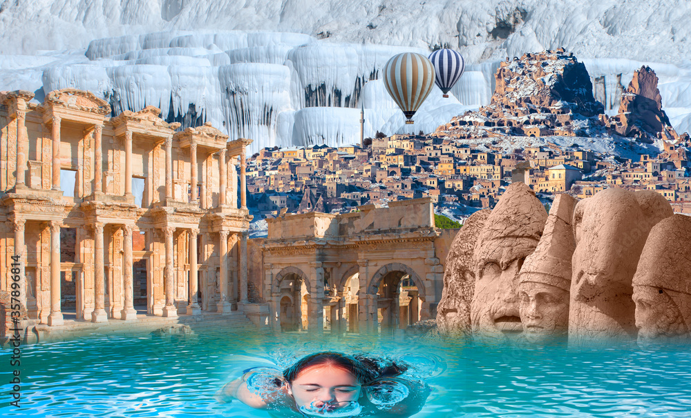 Major tourism centers in Turkey - Cappadocia, Nemrut, Pamukkale ...