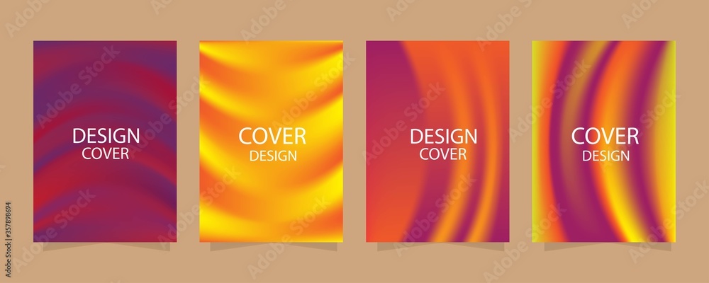 abstract cover design in A4 size for poster. brochure book. magazine ...