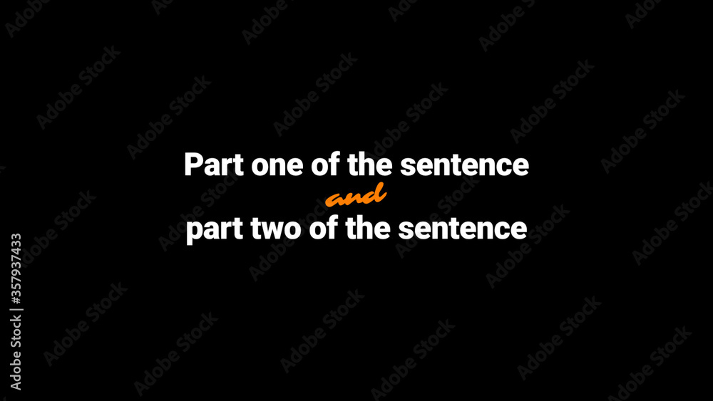 Two-Split Title Stock Template | Adobe Stock