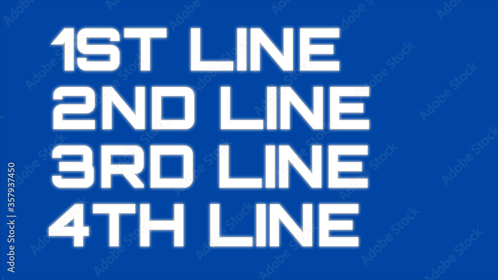 Screen-Filling Title Stock Template | Adobe Stock