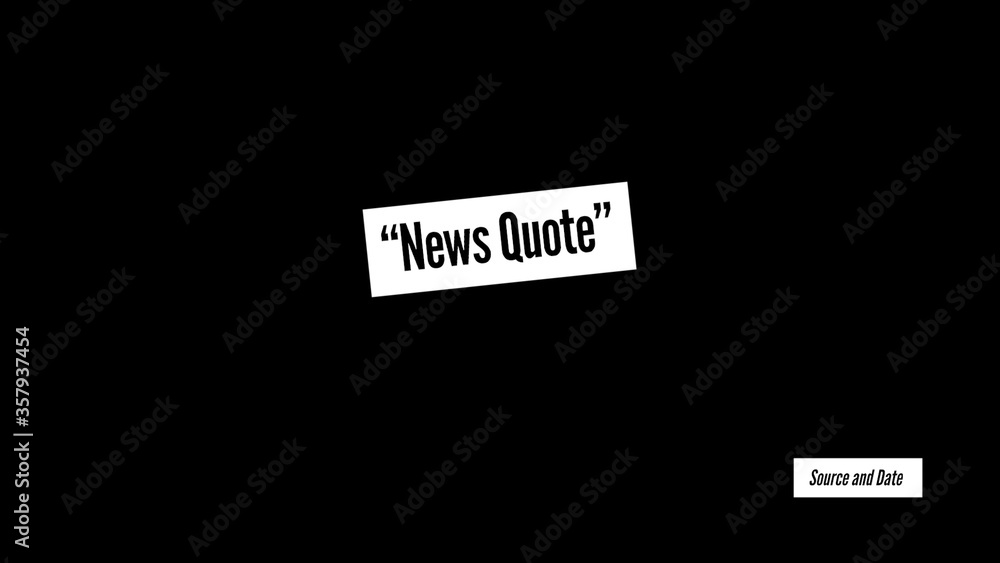 News Quote Stock 템플릿 | Adobe Stock