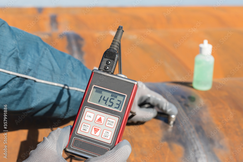 Ultrasonic thickness measurement. It is a non-destructive measurement ...