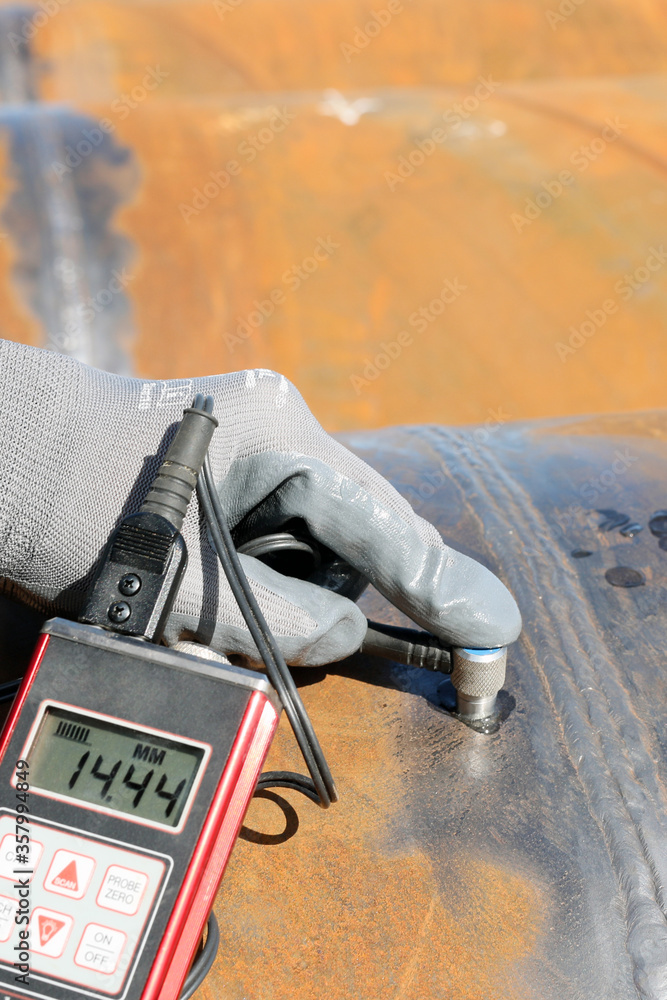 Ultrasonic thickness measurement. It is a non-destructive measurement ...