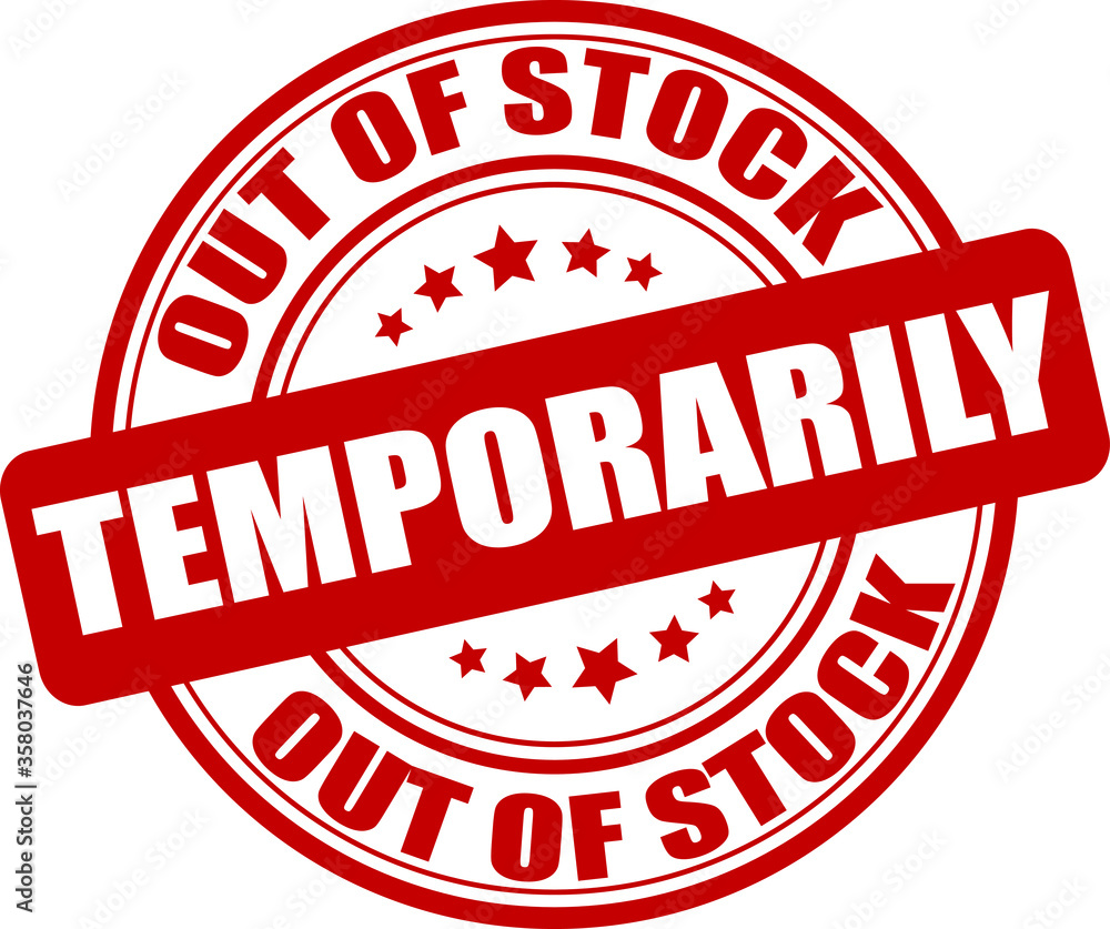 Sorry out of stock notice business sign vector seal Stock Vector ...
