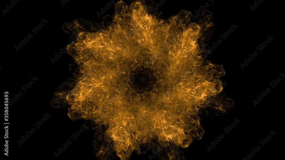 3D smoke explosion shockwave effect and divergent wave isolated on ...