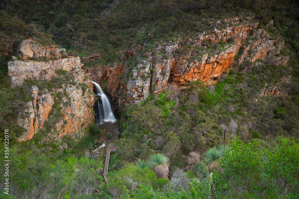 Poster First Falls in Morialta Conservation Park in the Adelaide Hills ...