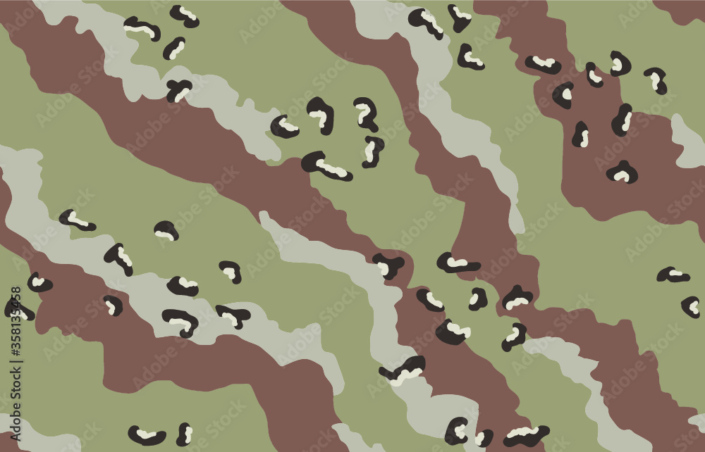Fototapeta mapa świata dla dzieci Camouflage seamless pattern. Diagonal ...