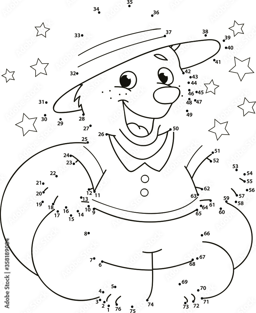 Color By Dots Book Coloring Pages