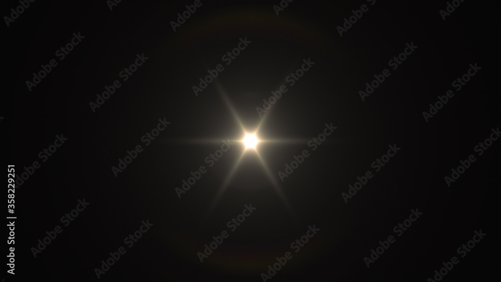 Optical Lens Flare Effect, Light Burst. Very High Quality and Realistic ...