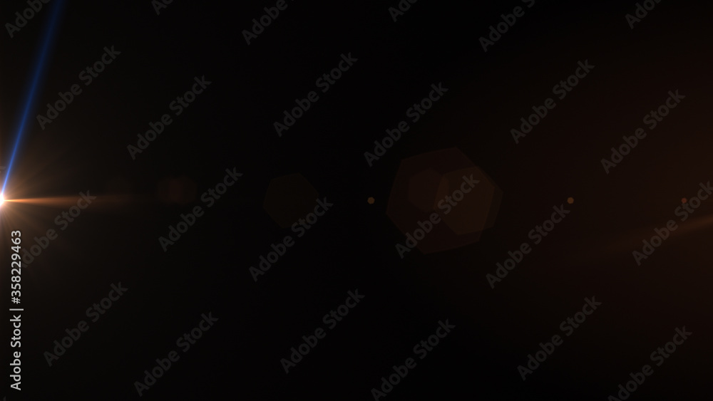 Optical Lens Flare Effect, Light Burst. Very High Quality and Realistic ...