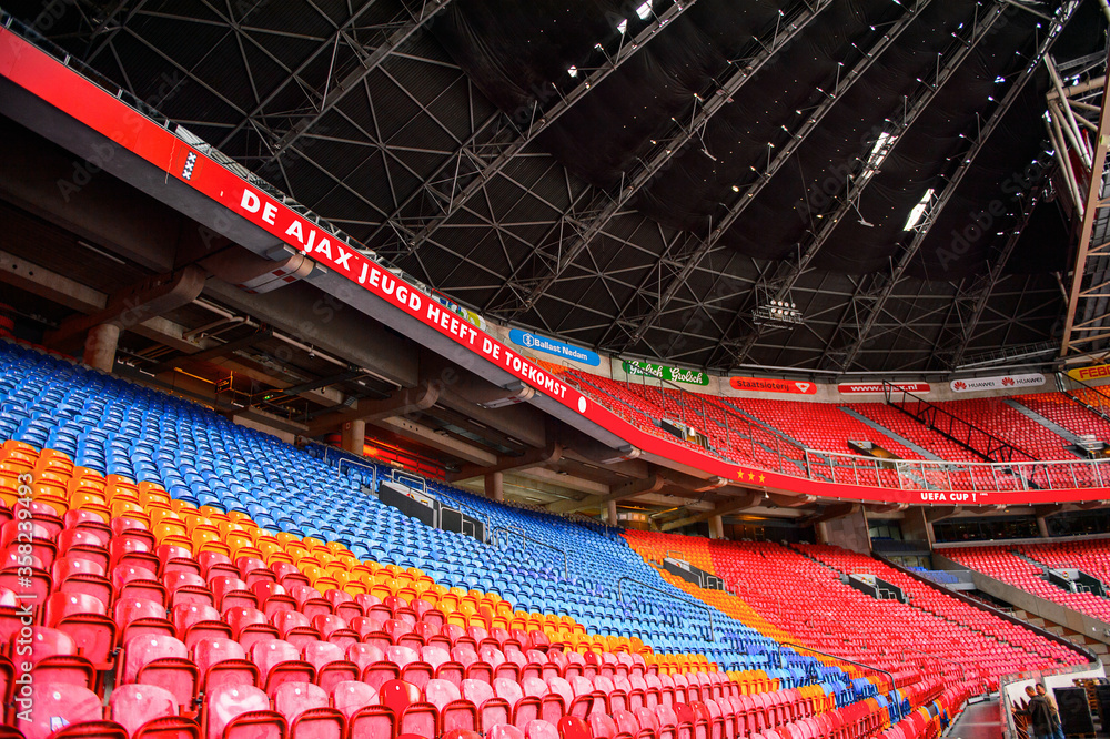 AMSTERDAM, NETHERLANDS - JUNE 2, 2015: Amsterdam Arena, the largest ...