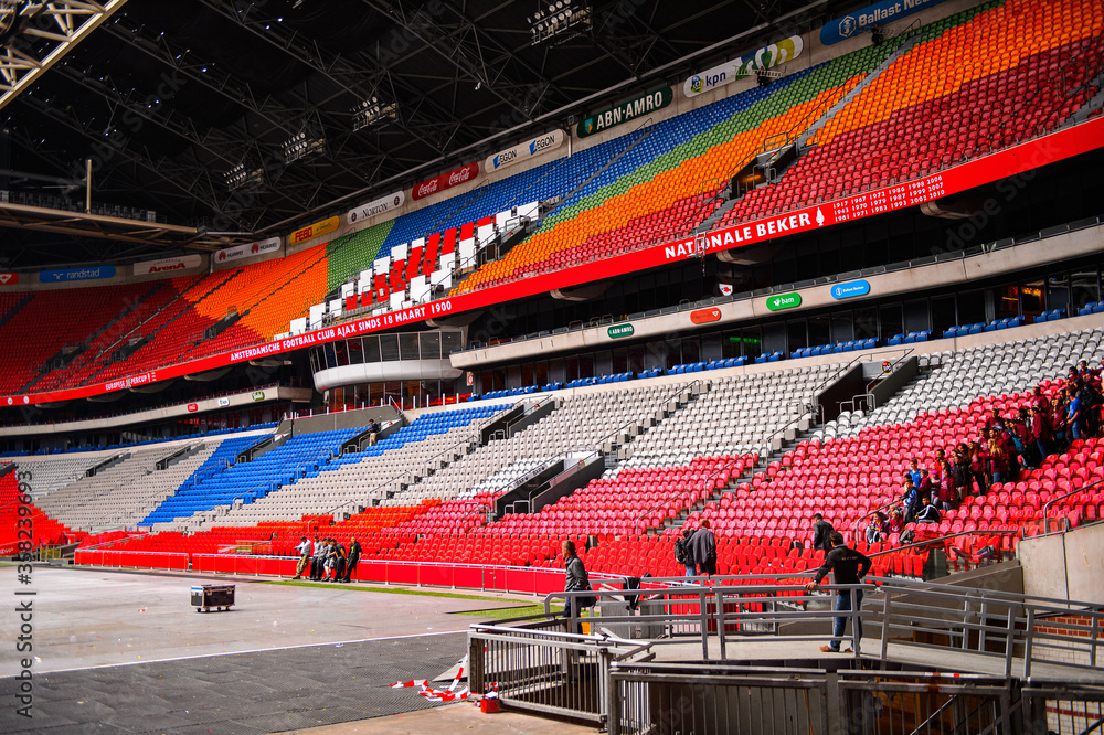 AMSTERDAM, NETHERLANDS - JUNE 2, 2015: Amsterdam Arena, the largest ...