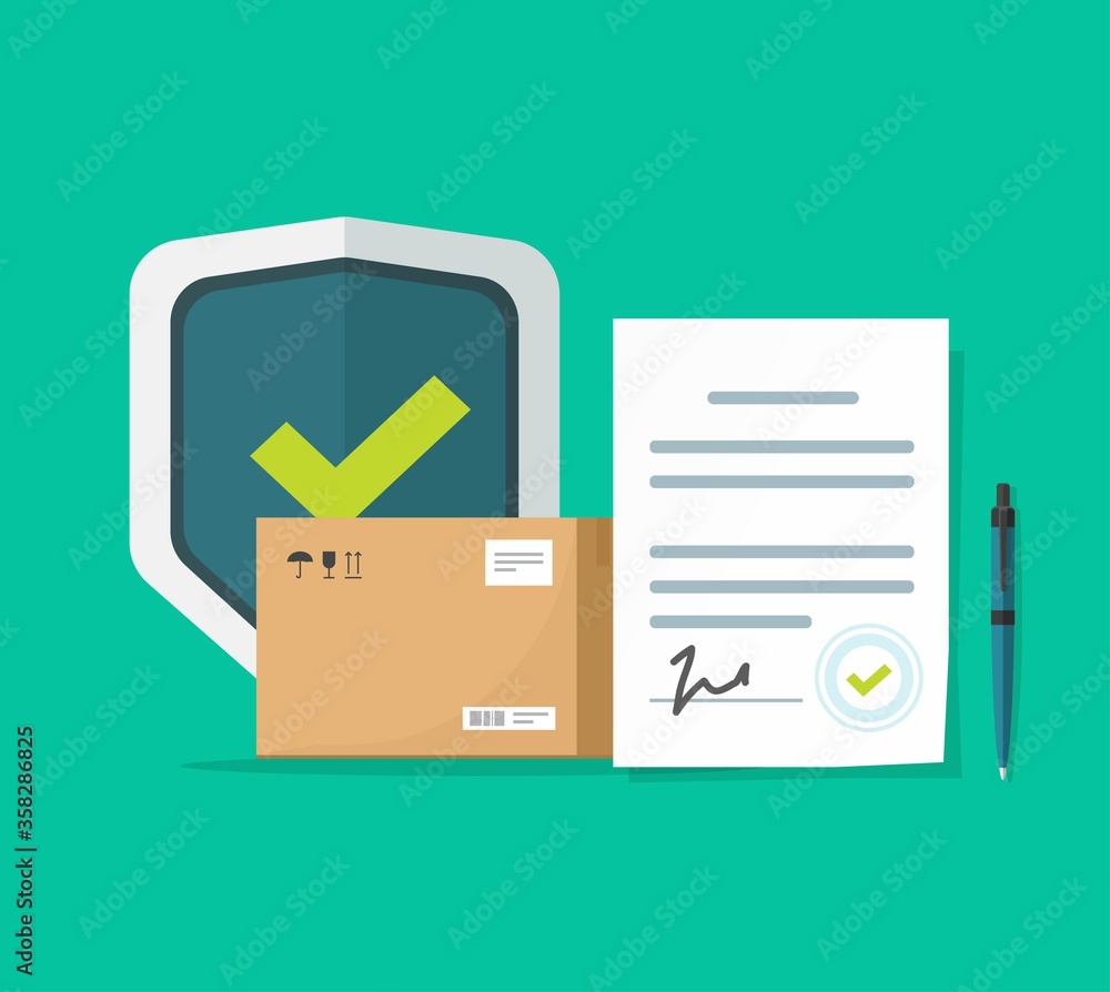 Freight cargo delivery and package transportation protection coverage ...