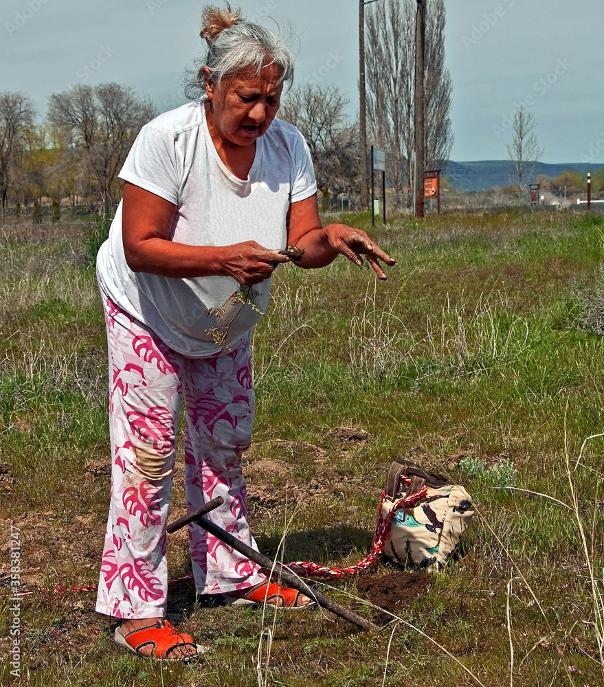 Elderly Native American Woman