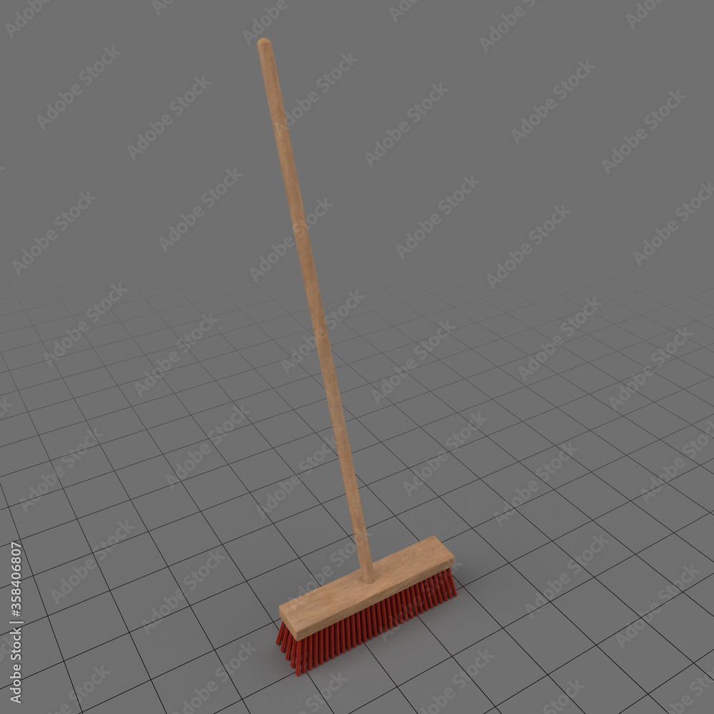 Broom Stock 3D asset | Adobe Stock