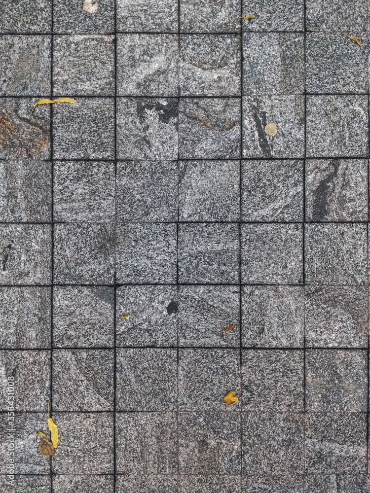 Concrete tile texture. City pavement background. Abstract stone brick ...
