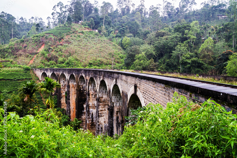 Nine arch bridge, Sri Lanka Stock Photo | Adobe Stock