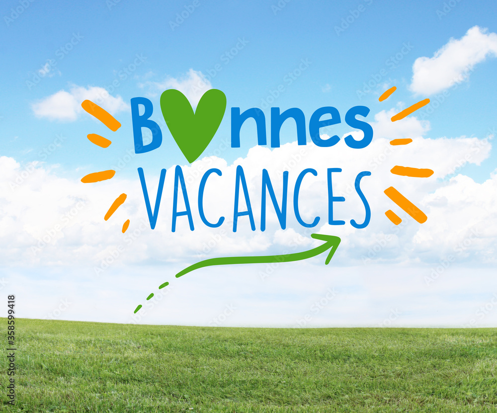 Bonnes vacances ! Stock Illustration | Adobe Stock