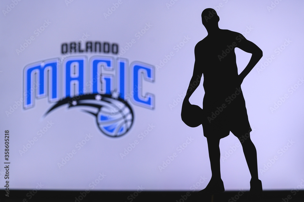 NEW YORK, USA, JUN 18, 2020: Orlando Magic logo of professional ...