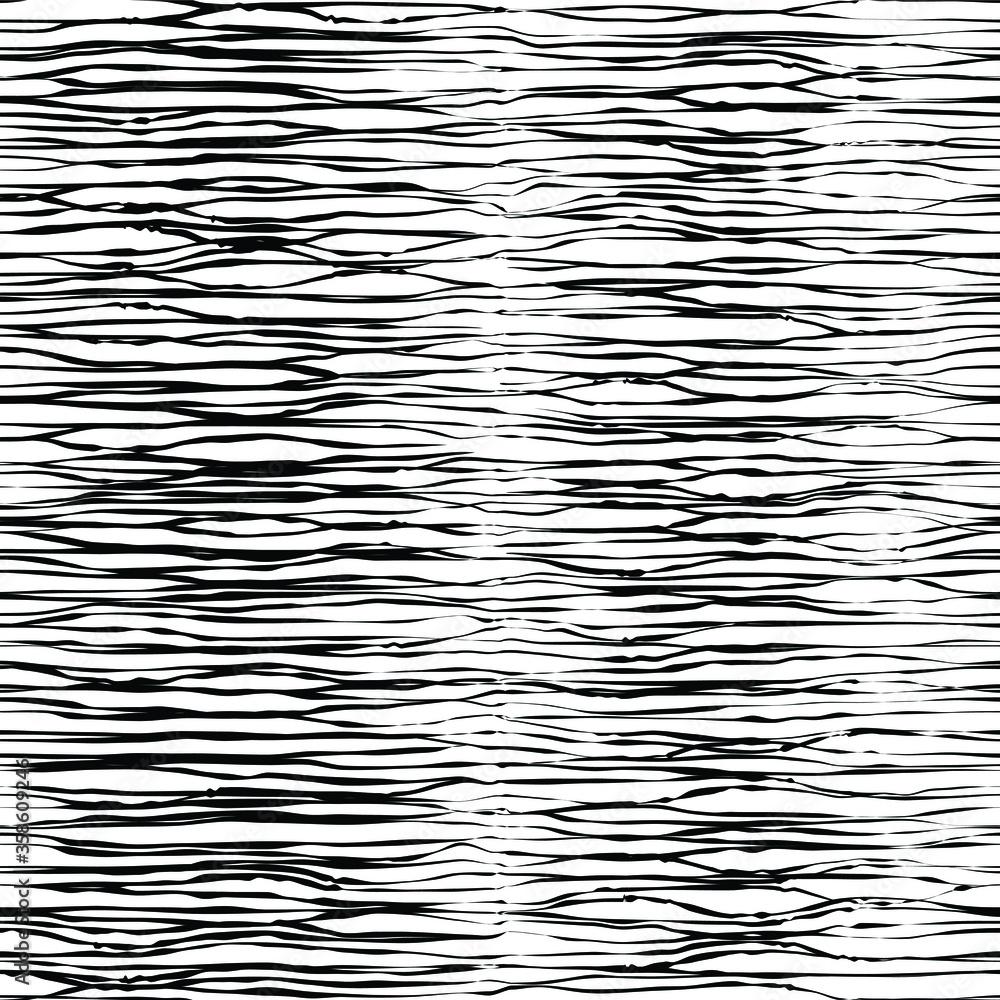 Abstract ripple water texture, seamless glitch pattern, black and white ...
