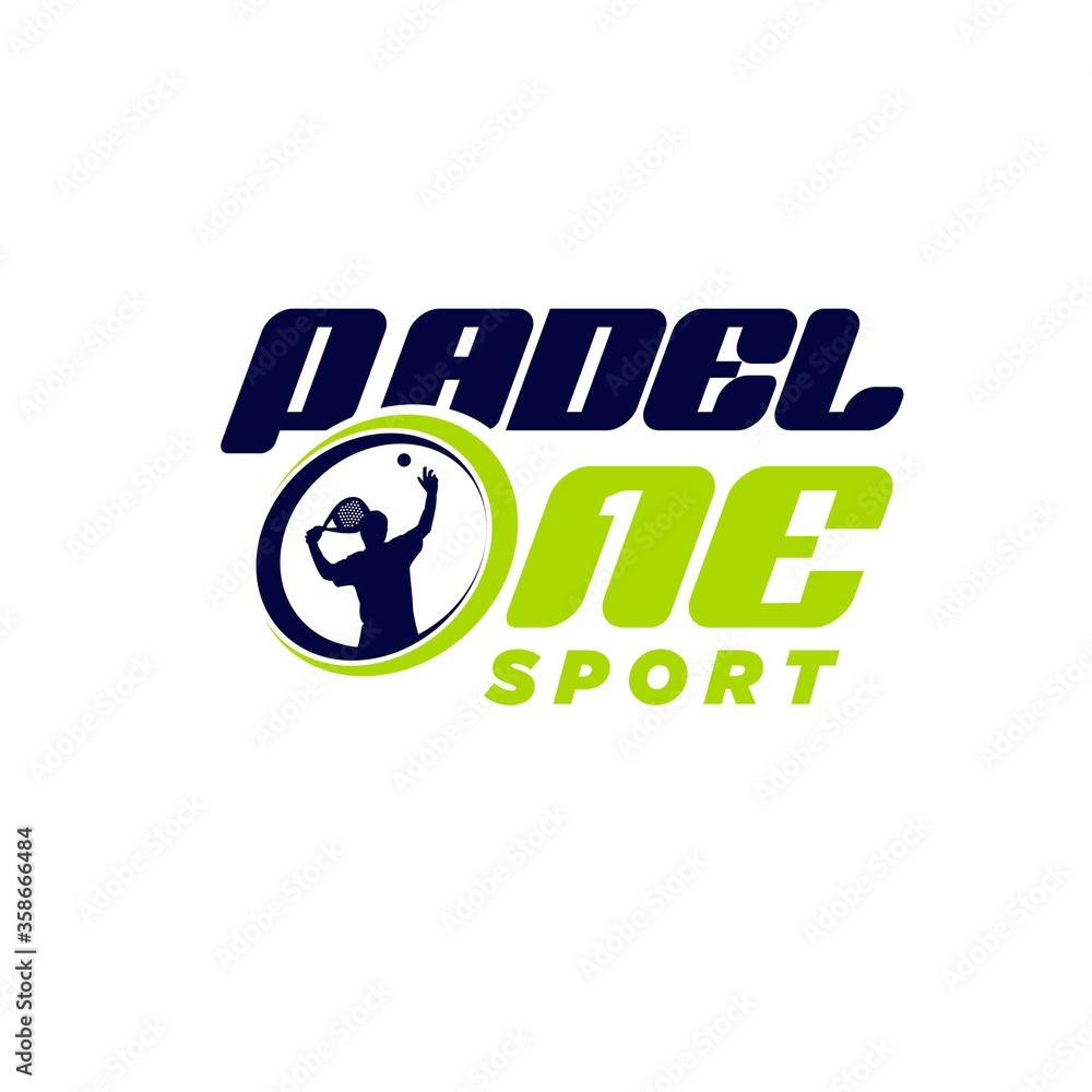 padel sport logo designs simple modern Stock Vector | Adobe Stock