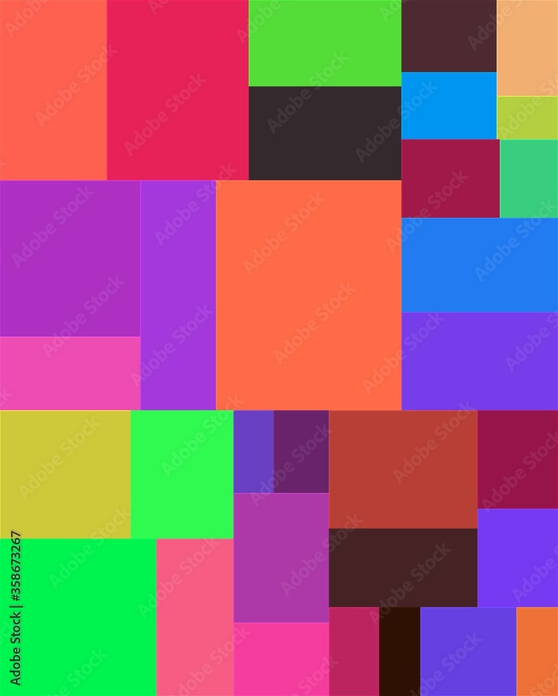 trippy psychedelic colorful neon geometric shapes abstract background ...