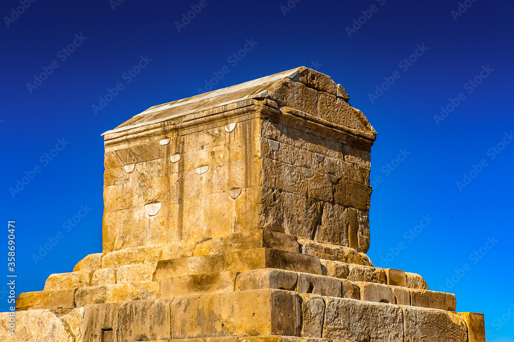 It's Tomb of Cyrus the Great, the burial place of Cyrus the Great of ...