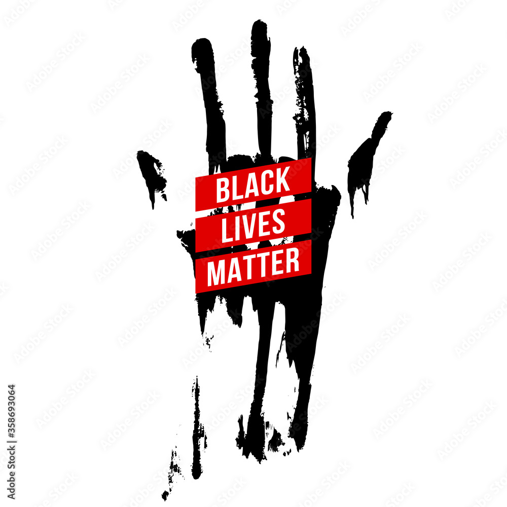 Black Bloody Hand, Design Concept for Stand Against Racial Injustice ...