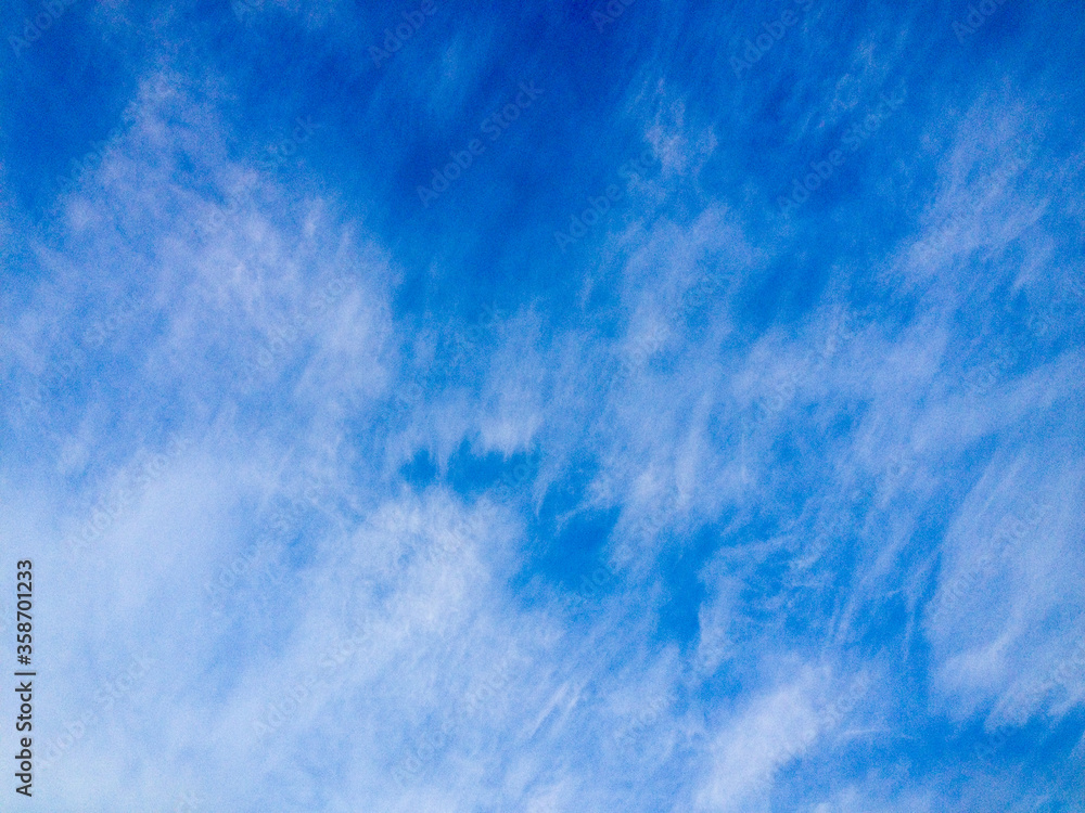 Blue sky cloud background design element amazing Stock Photo | Adobe Stock