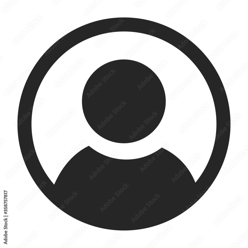 User profile login or access authentication icon vector illustration ...