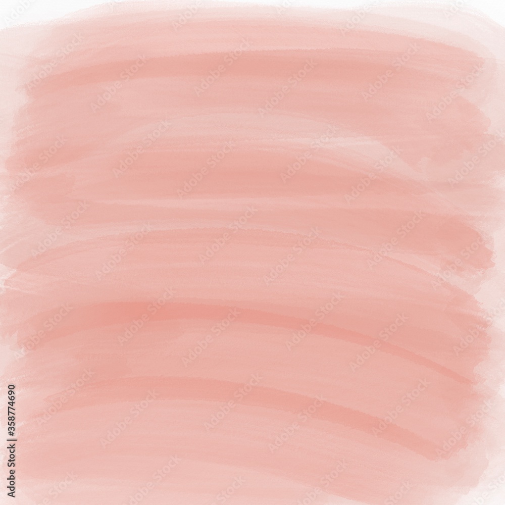 Peach or pink watercolor background, art abstract surface watercolor ...
