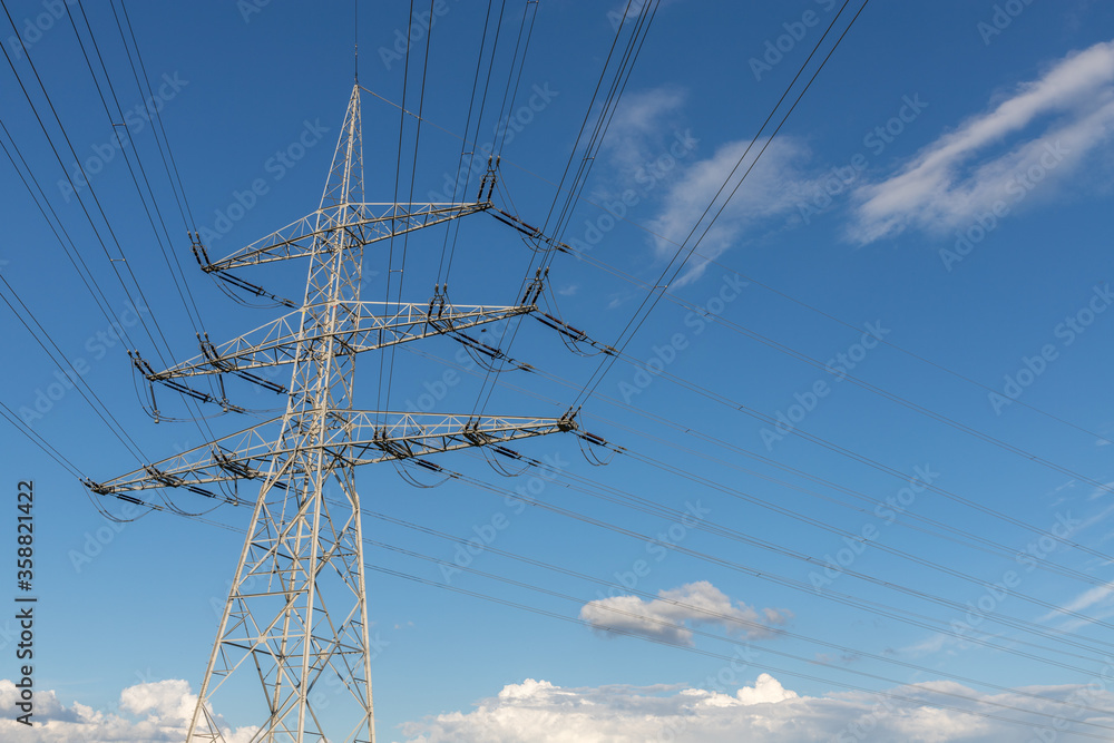 Strommast Stock Photo | Adobe Stock