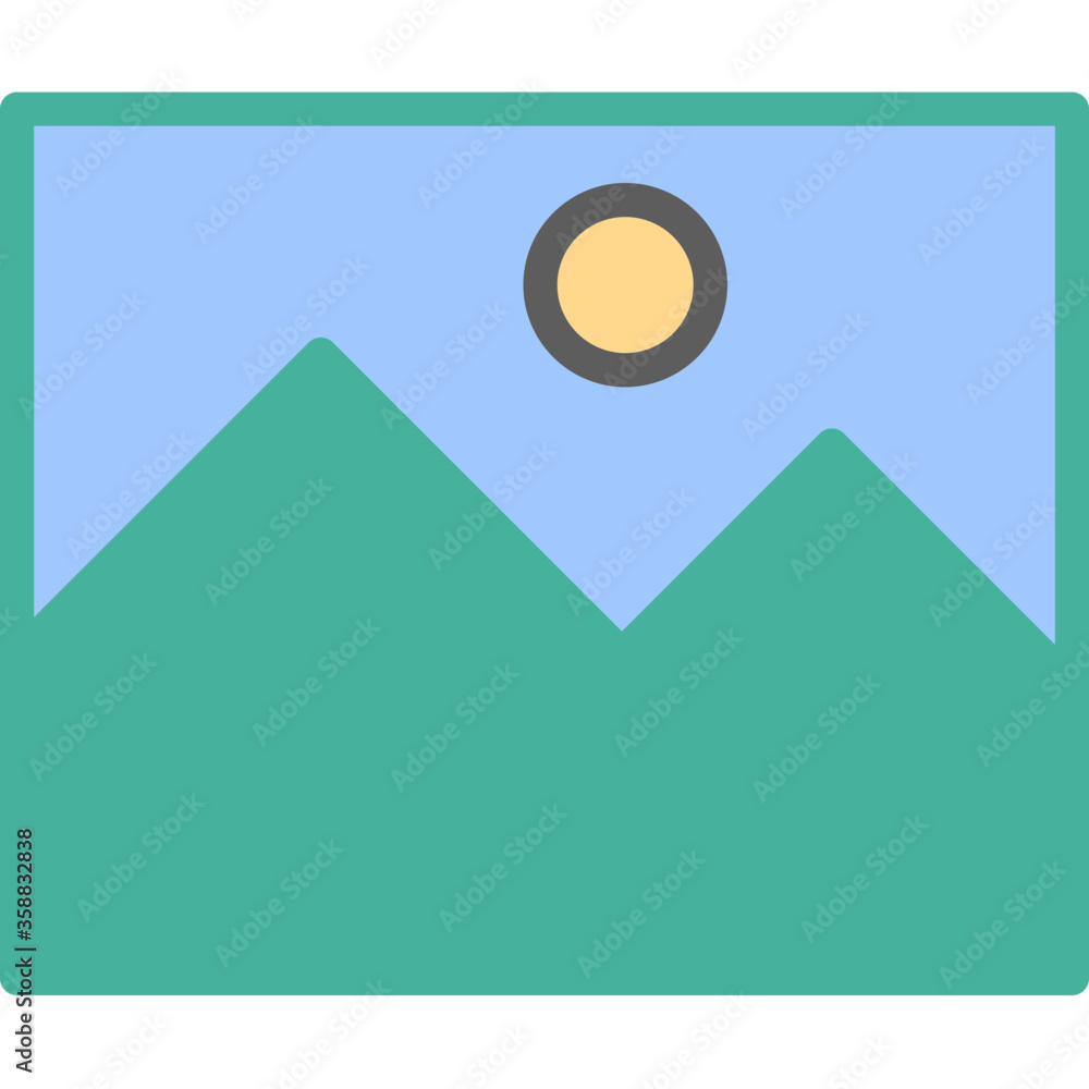 Image viewer icon Stock Vector | Adobe Stock