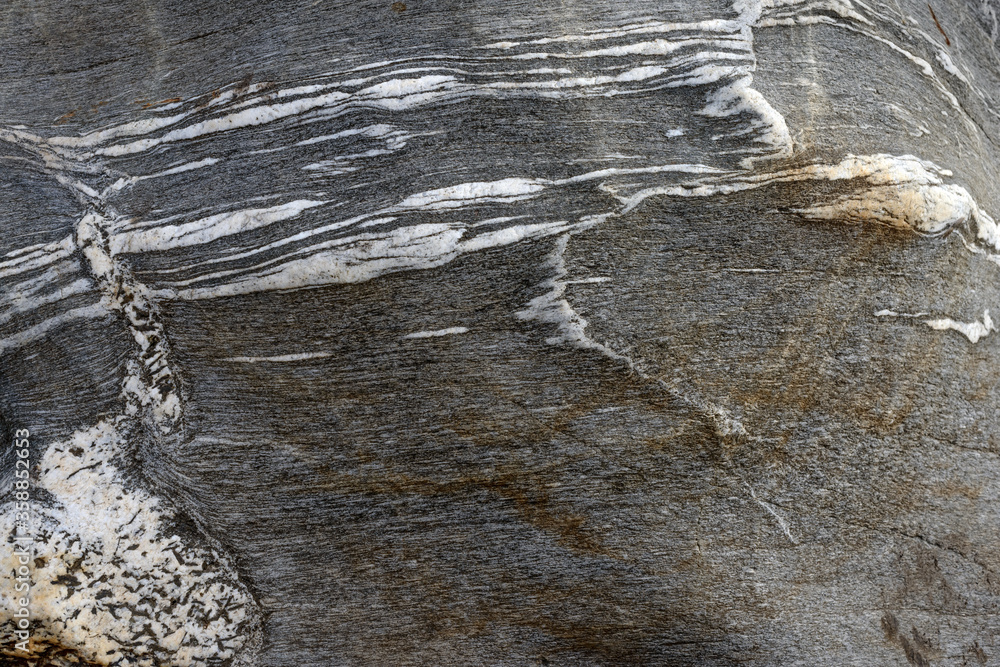 Natural stone grey granite background. Bright hard grey granite rock ...