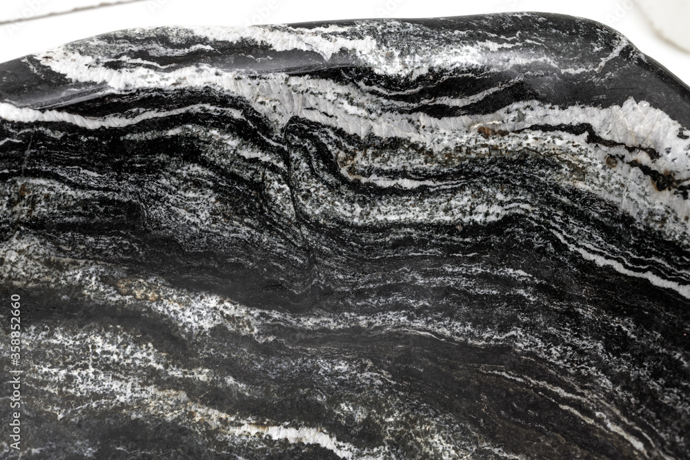 Natural stone grey granite background. Bright hard grey granite rock ...